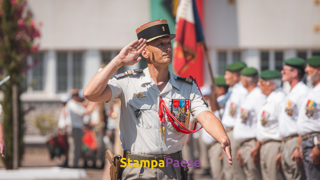 Le colonel Thomas, nouveau chef de corps du 2e REP de Calvi | Stampa Paese